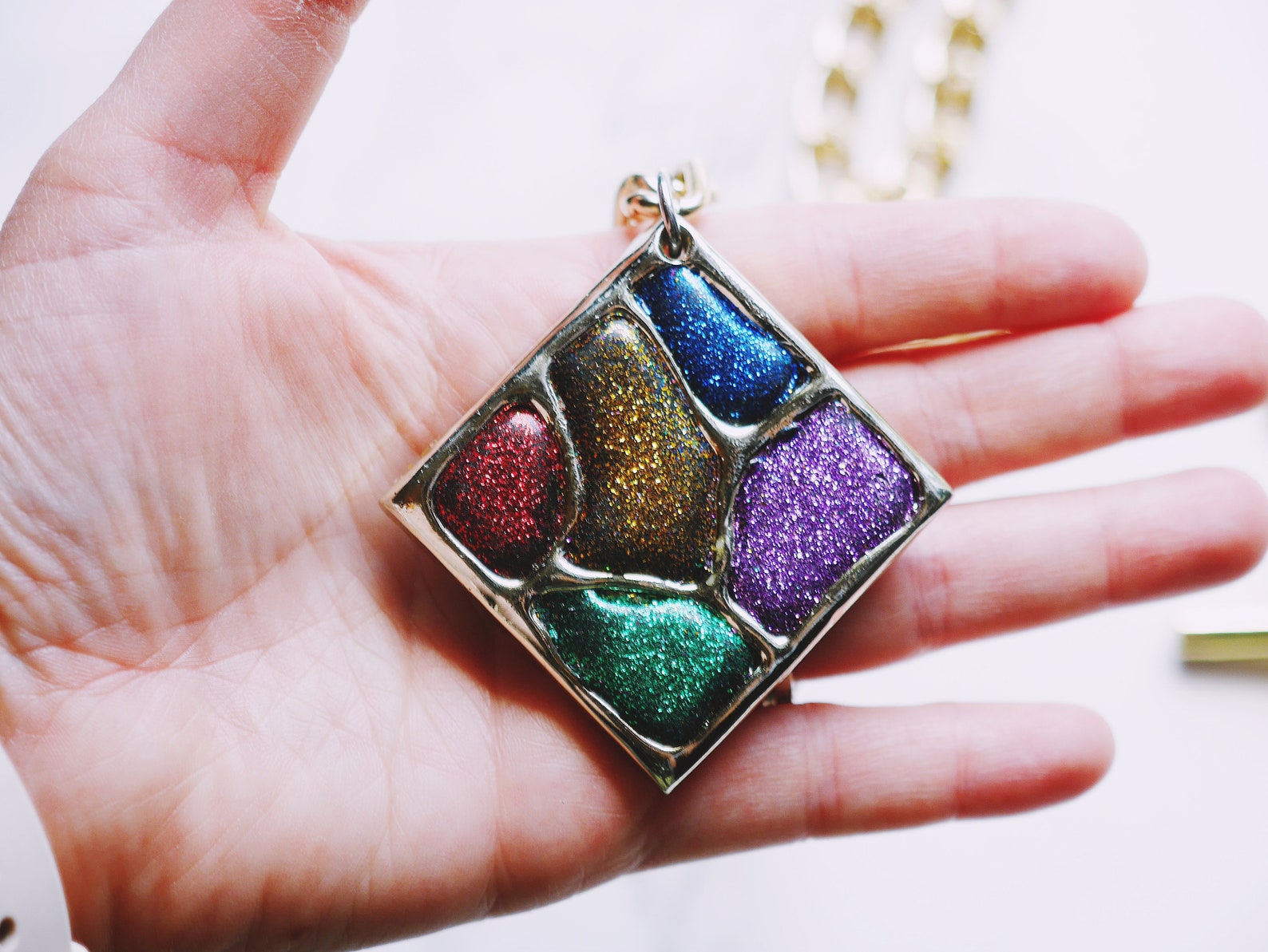 Pride Vintage Antique Contemporary Art Long Chain Shapes and Colors ...