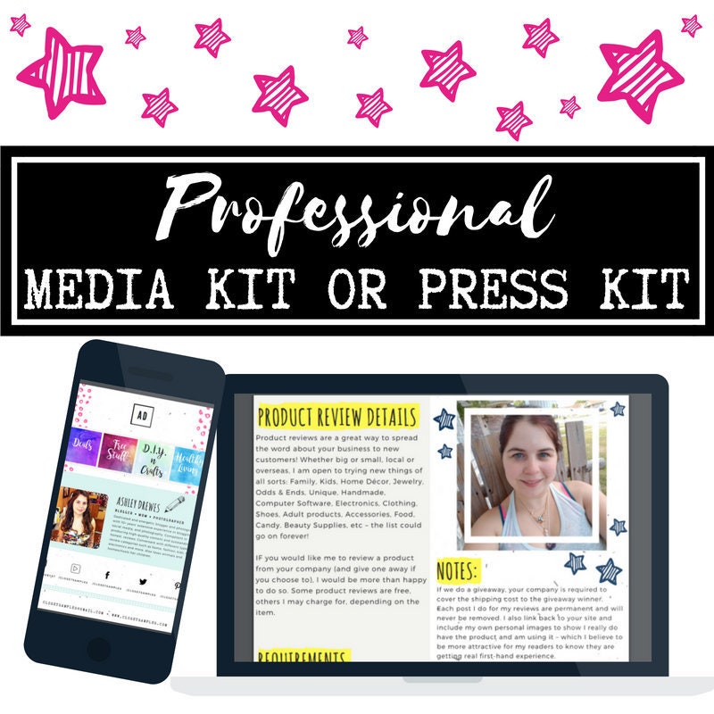 Professional Media Kit, Press Kit, Advertiser Kit, Blogger Kit , Etc | Blog Kit | Media Kit ...