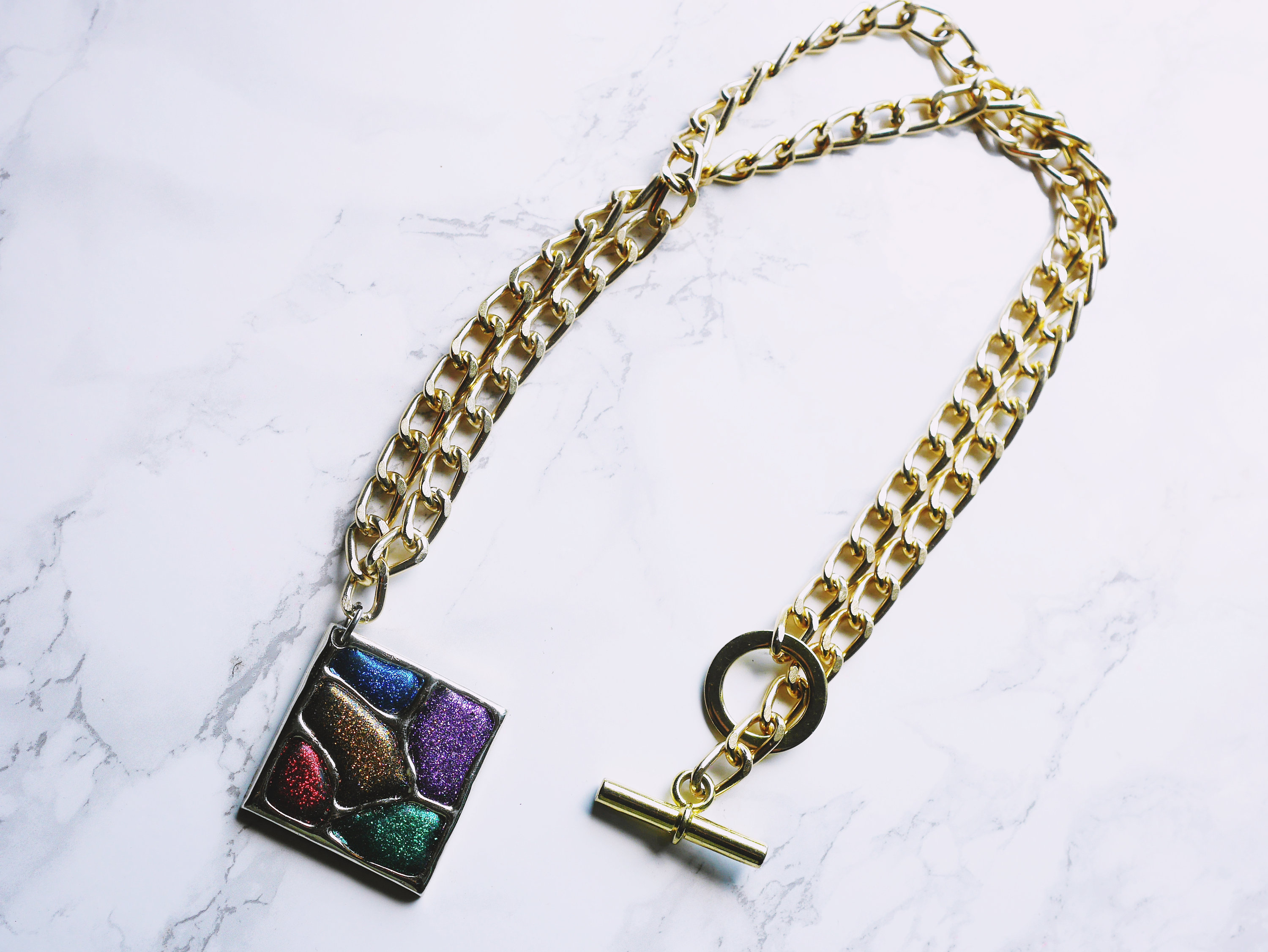 Pride Vintage Antique Contemporary Art Long Chain Shapes and Colors ...