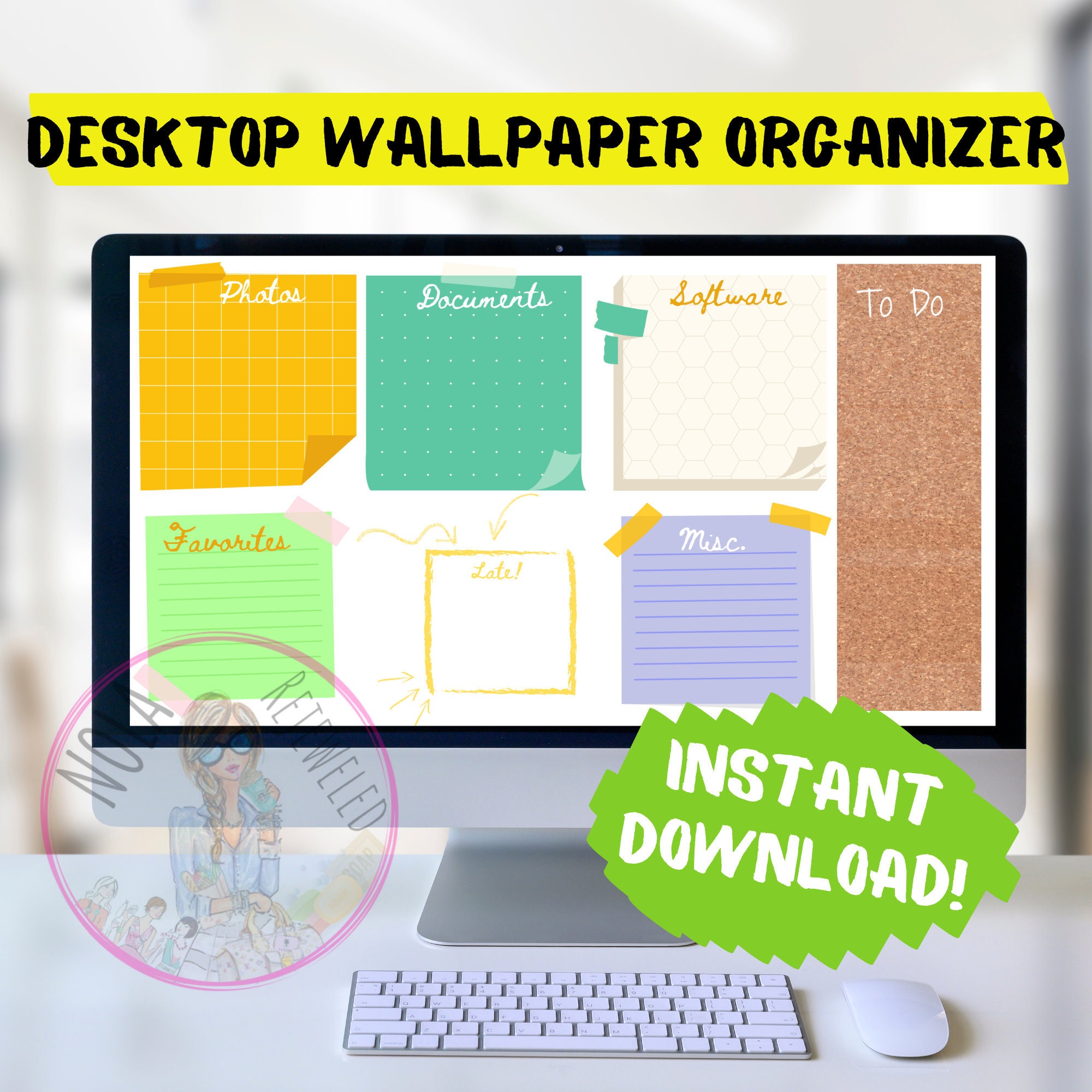 White Board Desktop Organizer Wallpaper Desktop Blogger Organizer ...