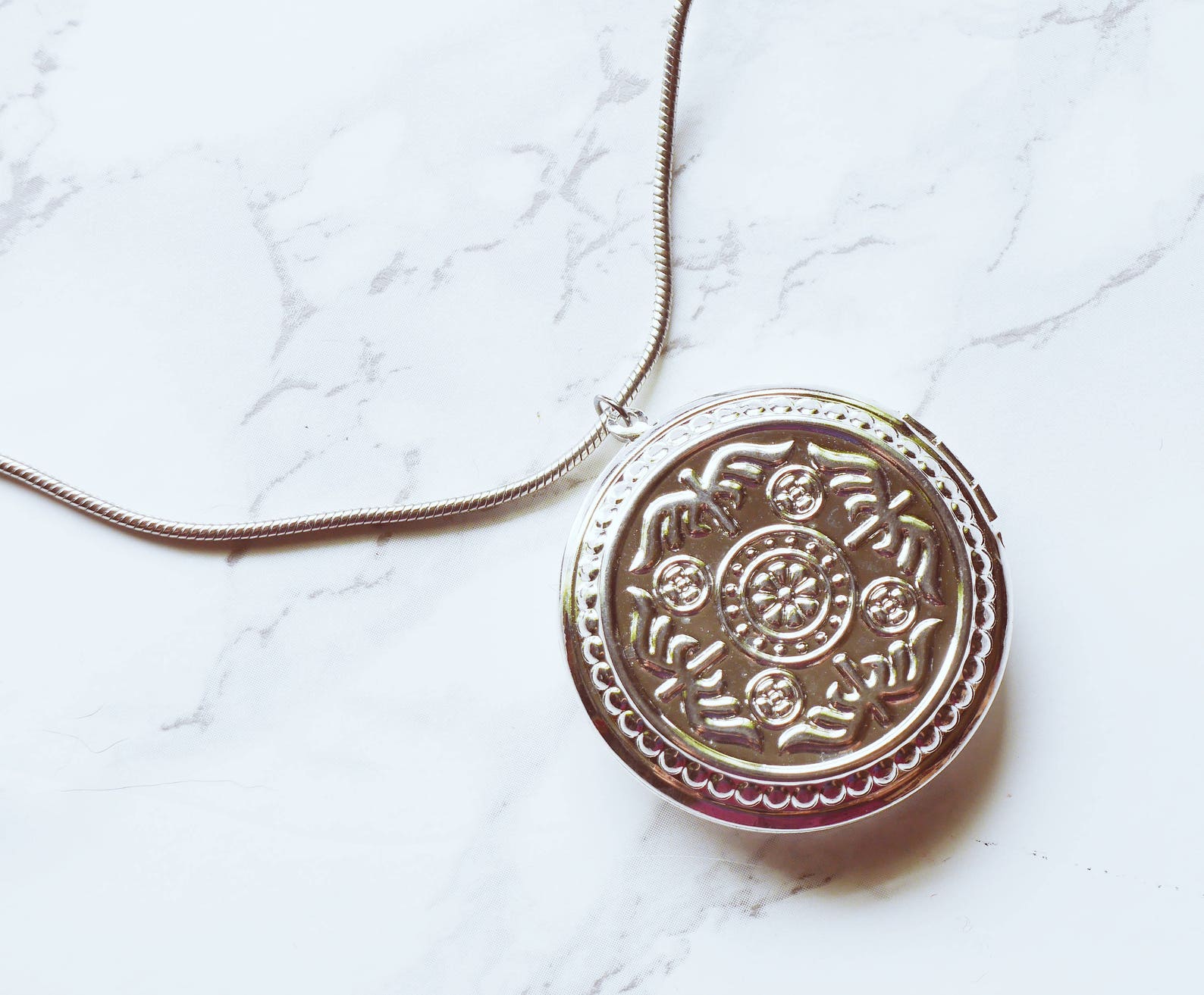 Recycled Silver-toned Round Medical, Doctor, Nurse Locket Fashion ...