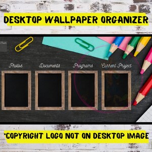 Chalkboard Art Desktop Organizer Wallpaper Desktop Blogger Organizer ...