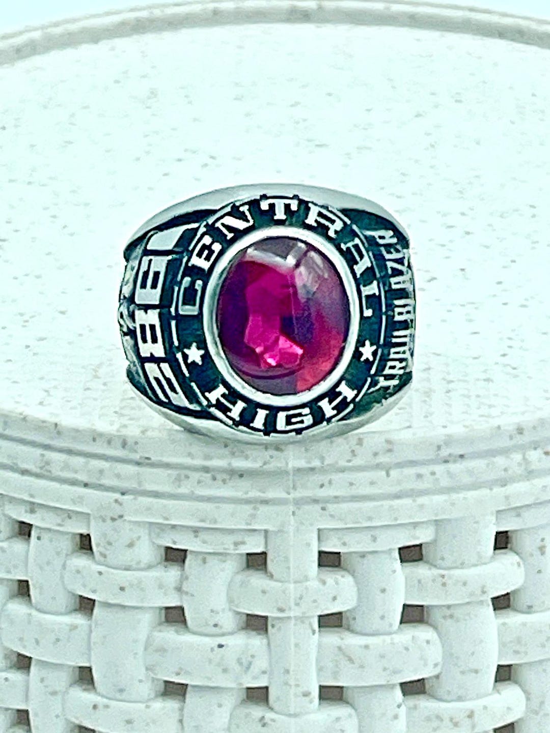 Vtg 1982 Central High School Detroit Men’s Class Ring John Roberts ...