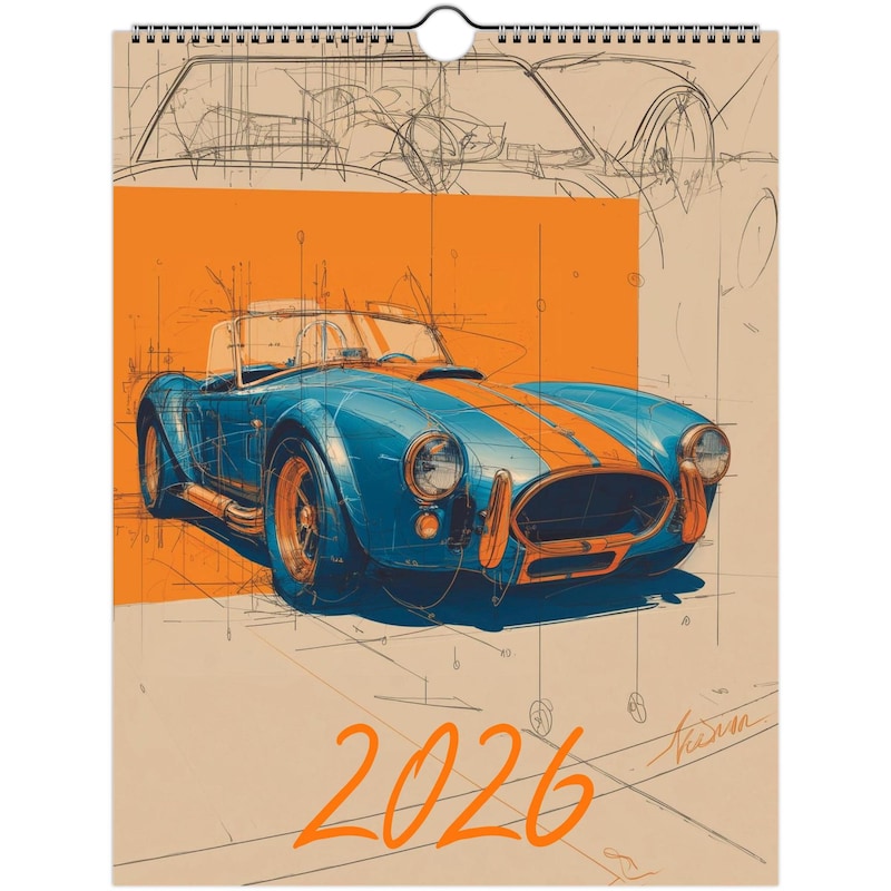 Ford Wall Calendar 2026 - Etsy