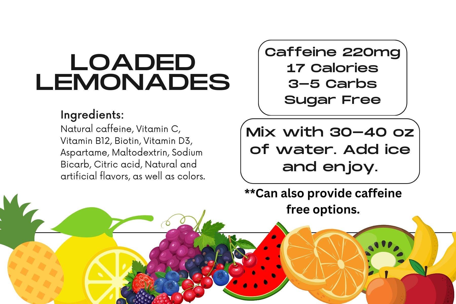 Loaded Lemonades (must Buy 10) - Etsy