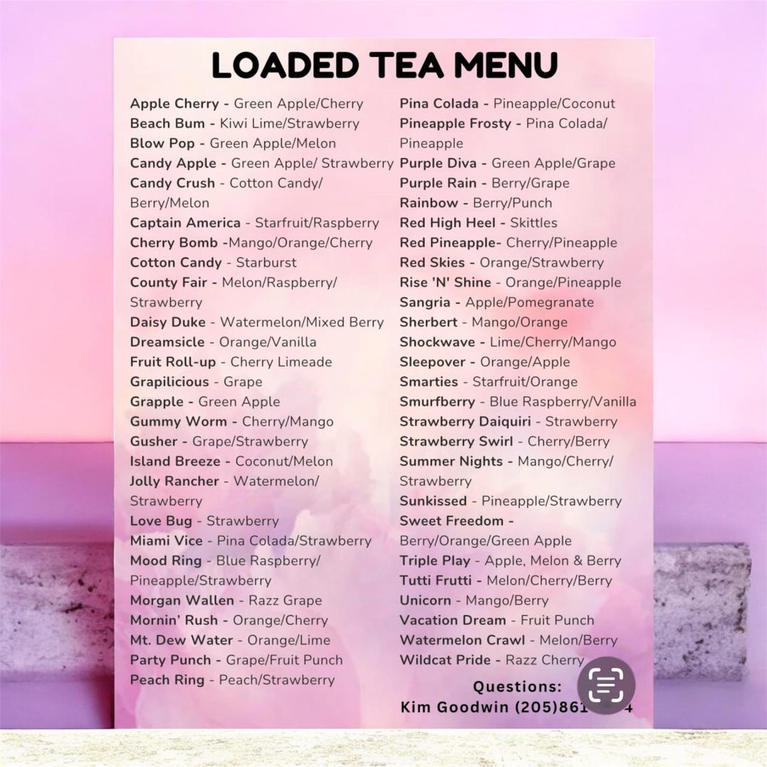 Loaded Teas (must Buy 10) - Etsy