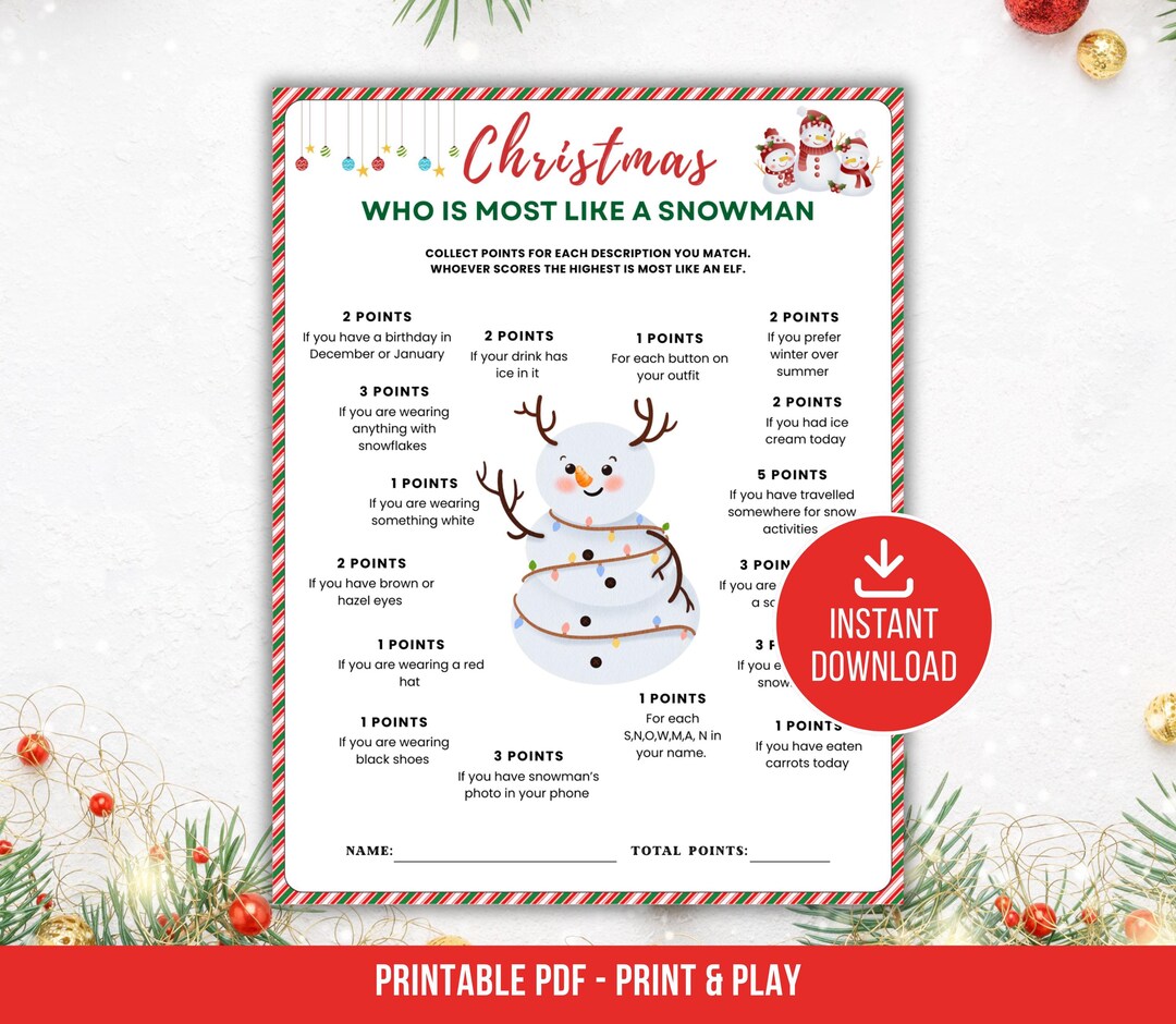 Who is Most Like Santa Game, Christmas Party Games, Fun Holiday Party ...