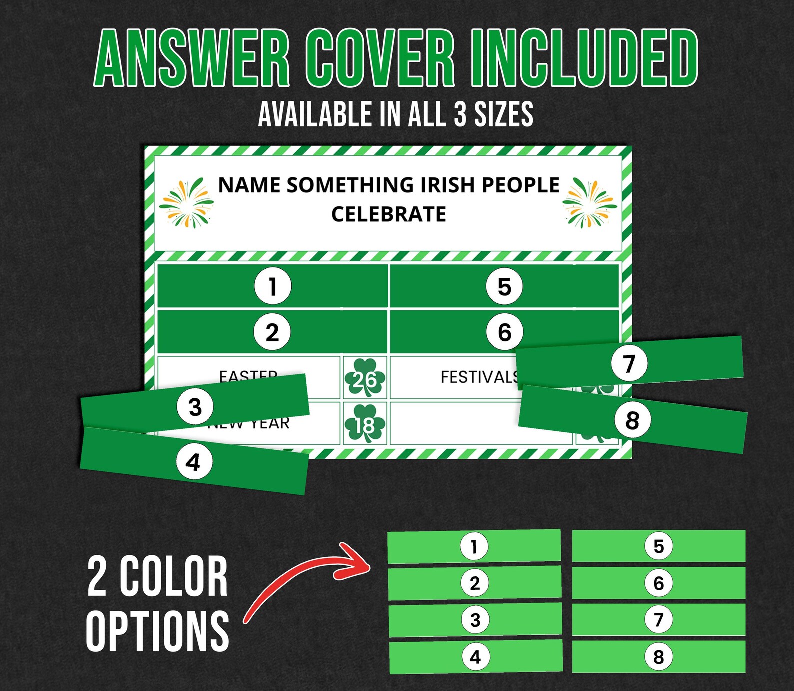 St. Patrick's Day Friendly Feud | Printable St. Patrick's Day Game | St ...