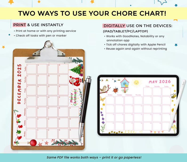 School Year Calendar, Printable Monthly School Calendar, Academic ...