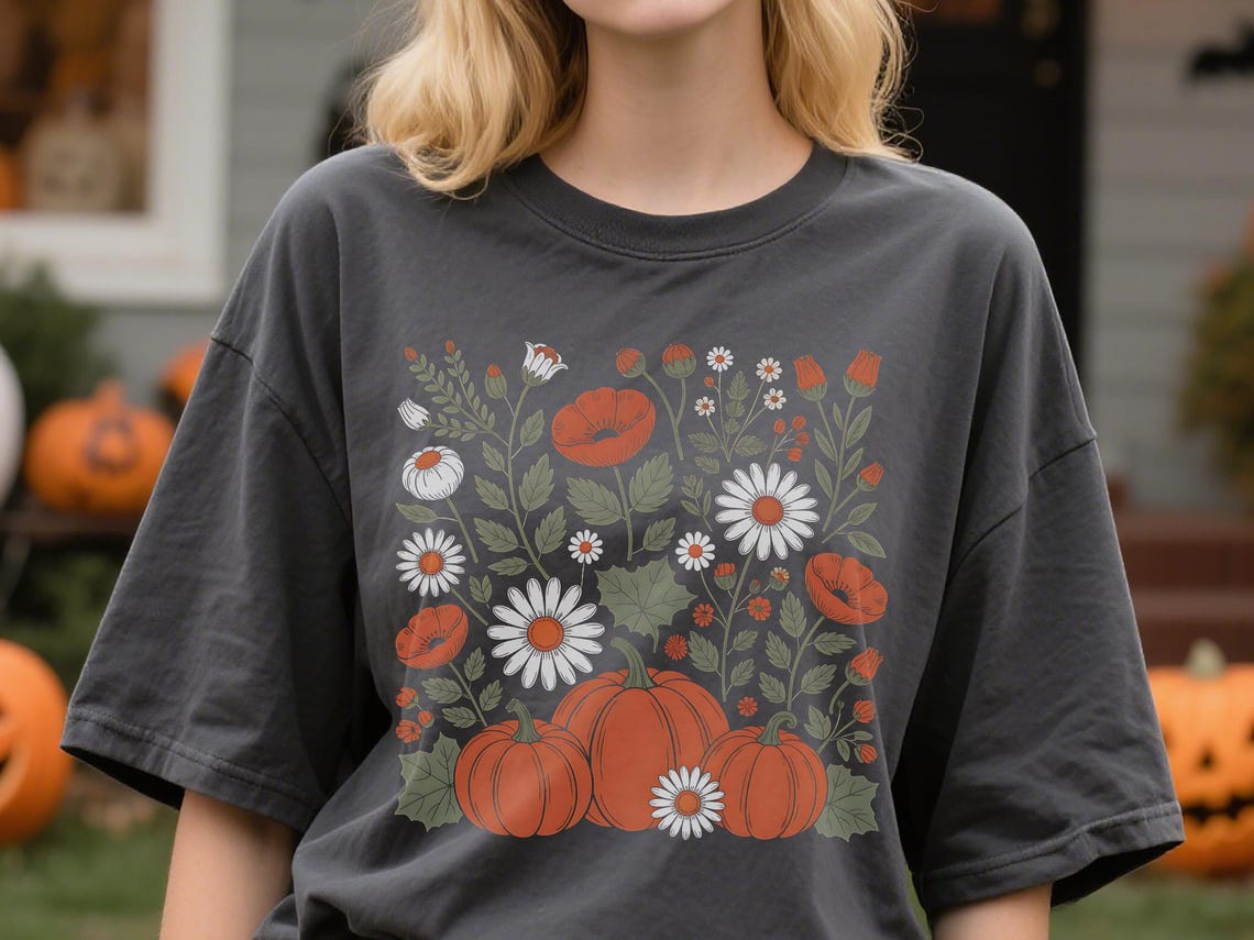 Boho Floral Fall Png, Leopard Fall Pumpkin Png, Retro Fall Png, Autumn ...