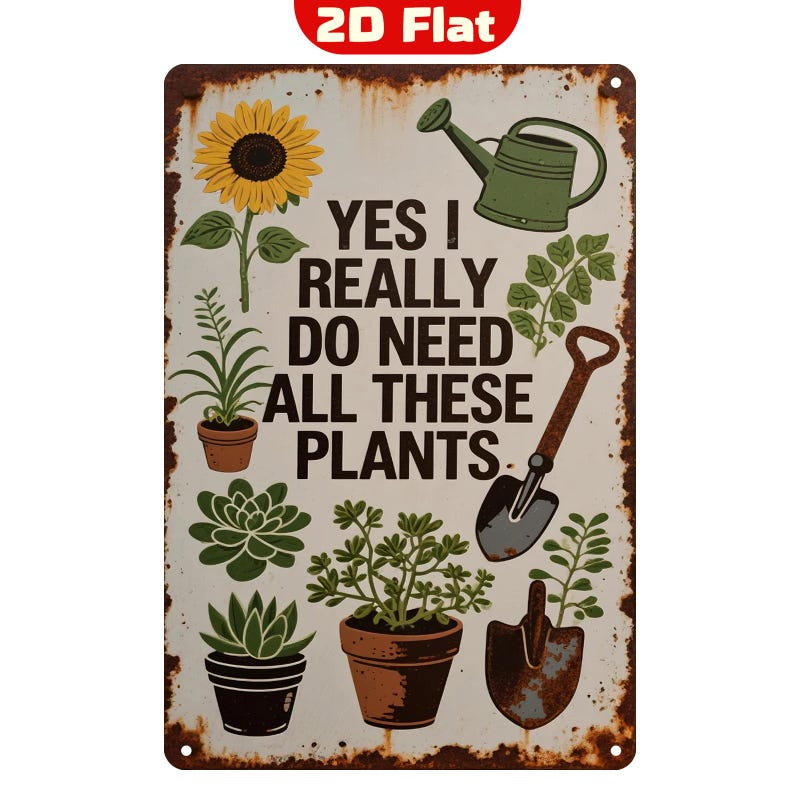 Funny Garden Sign - Etsy