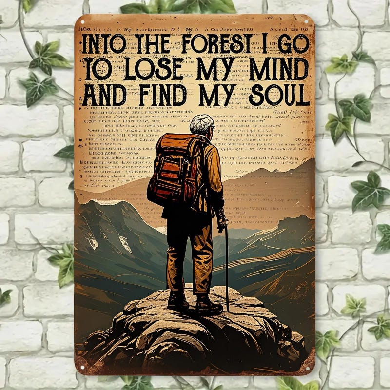 Hiking Sign - Etsy