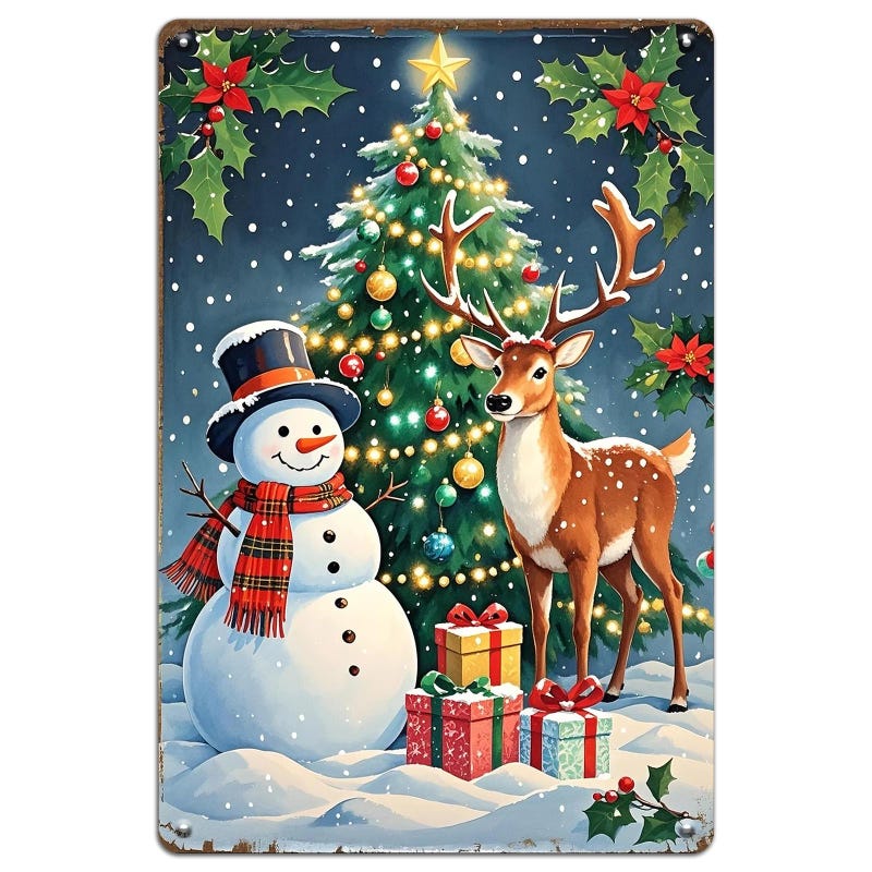 Snowman Sign - Etsy Canada