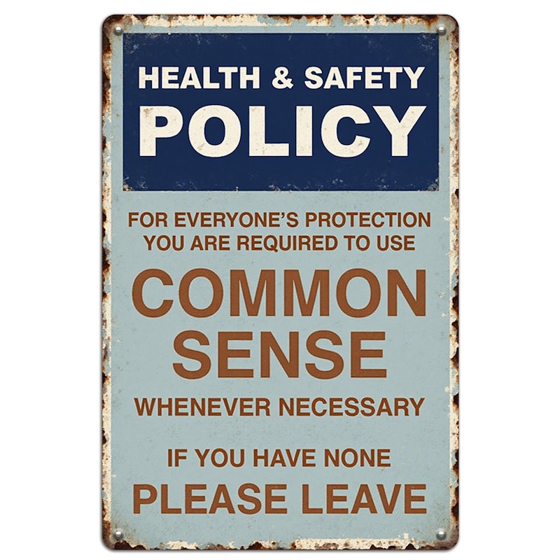 Vintage Safety Plaque - Etsy UK