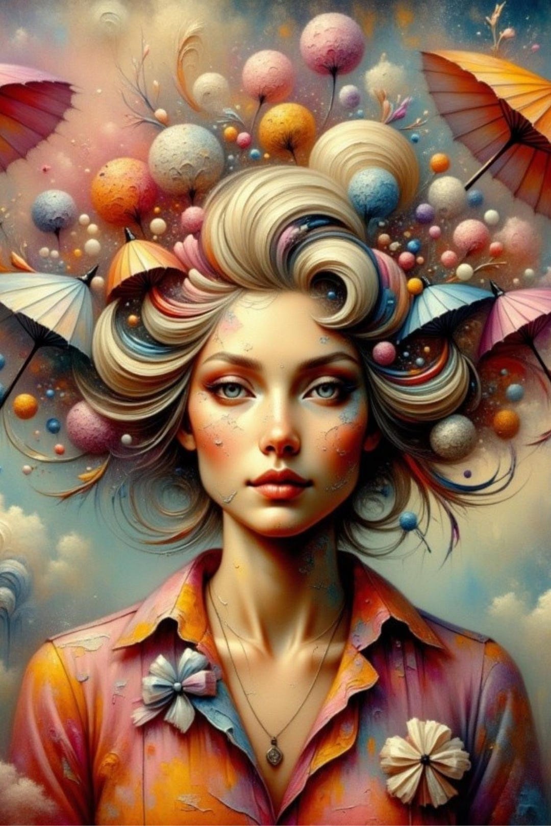 Surreal Digital Art Collection – 4 Unique High-resolution Prints - Etsy