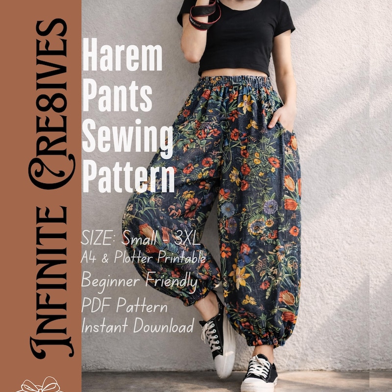 Harem Cotton Pants Women - Etsy