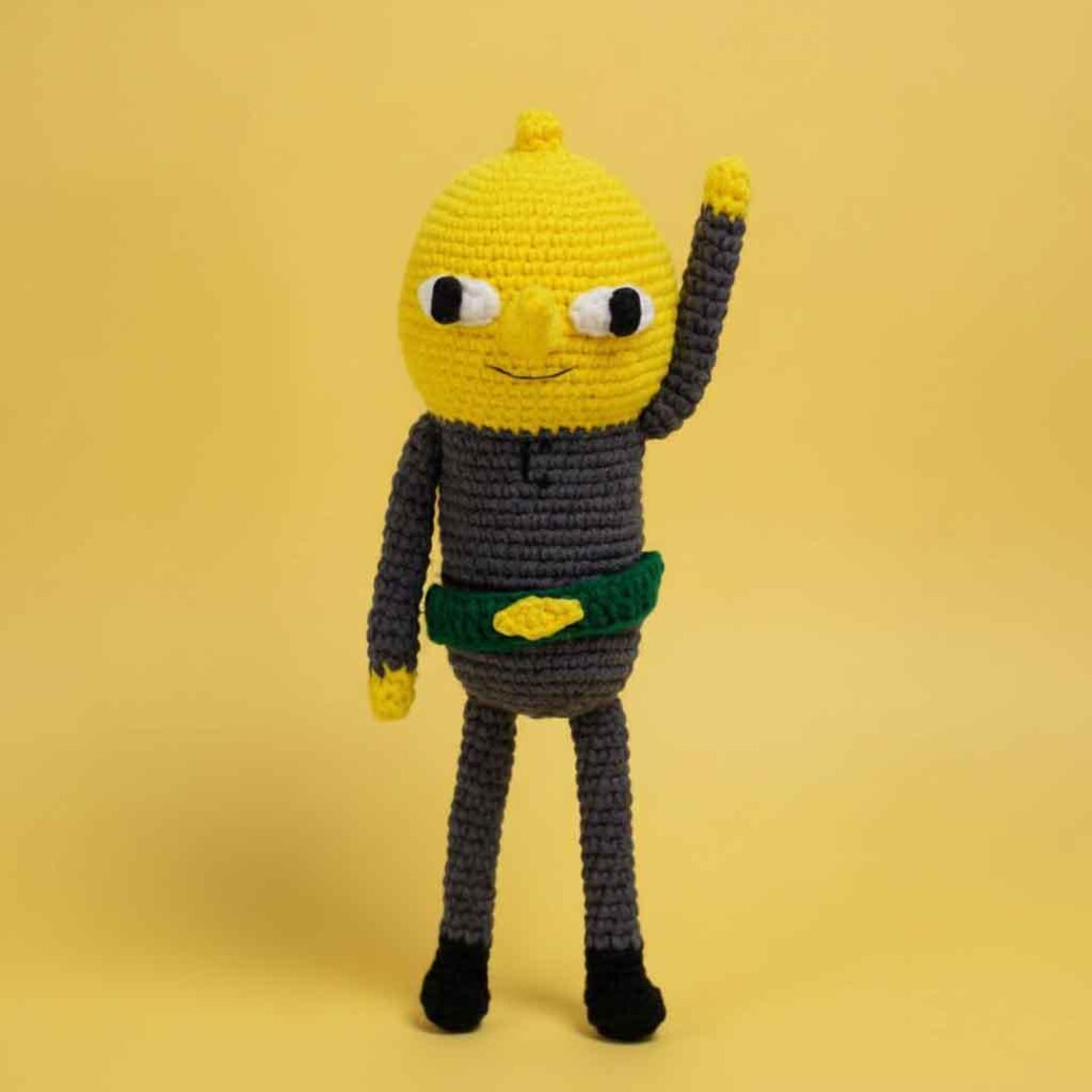 Grumpy Lemon Man Amigurumi Crochet Pattern- Angry Funny Lemon Pattern ...