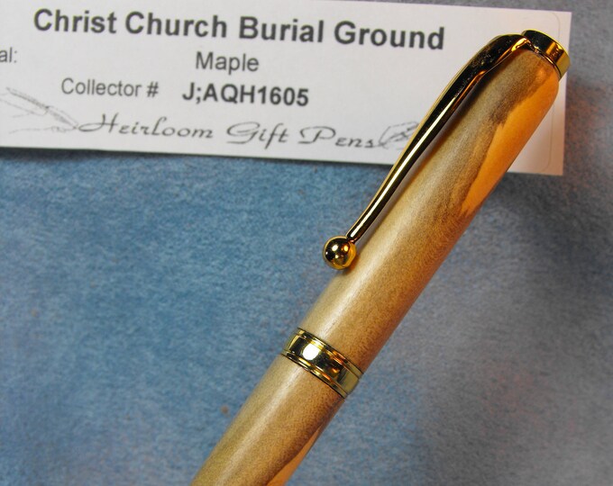Christ Church Burial Ground Pen I Made From a Maple Growing at the ...