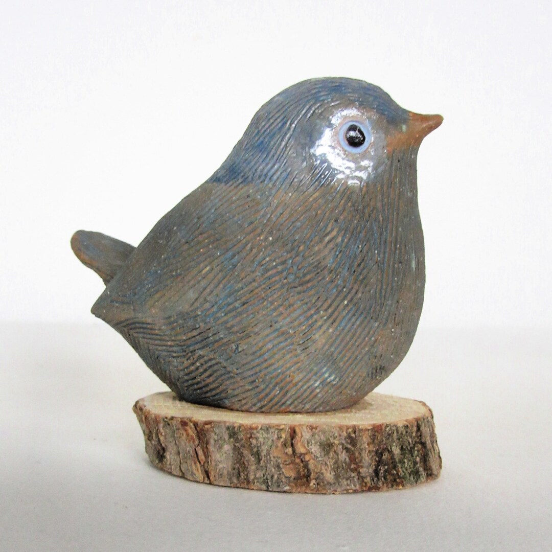 Ceramic Bird Blue Bird - Etsy