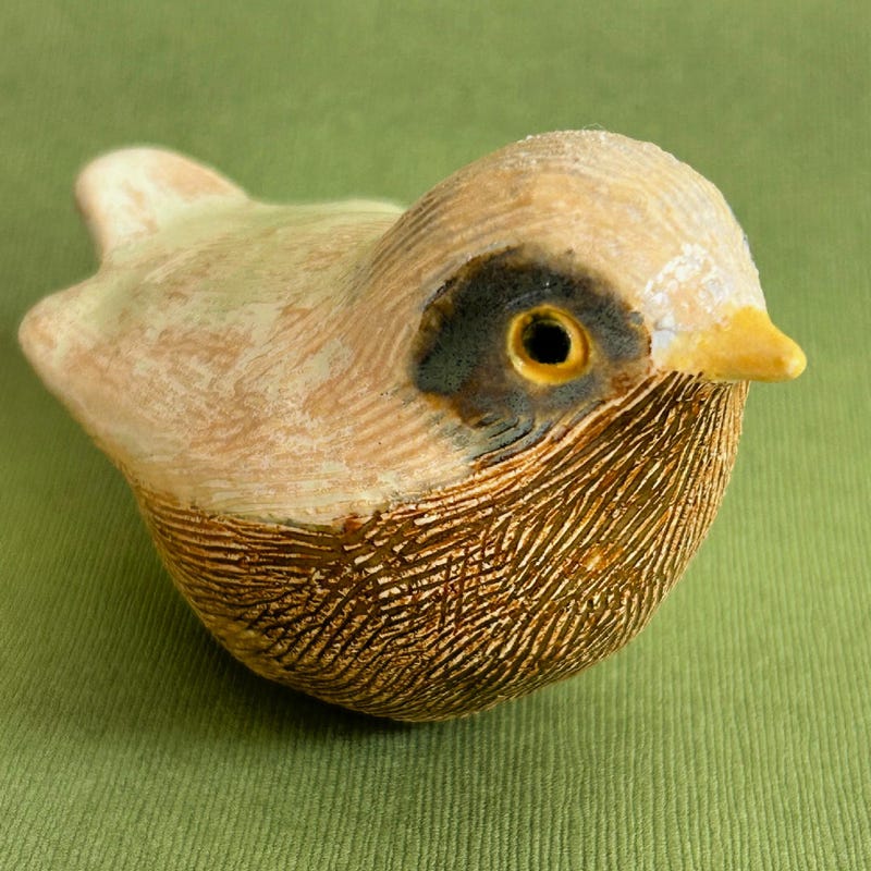 Clay Bird - Etsy