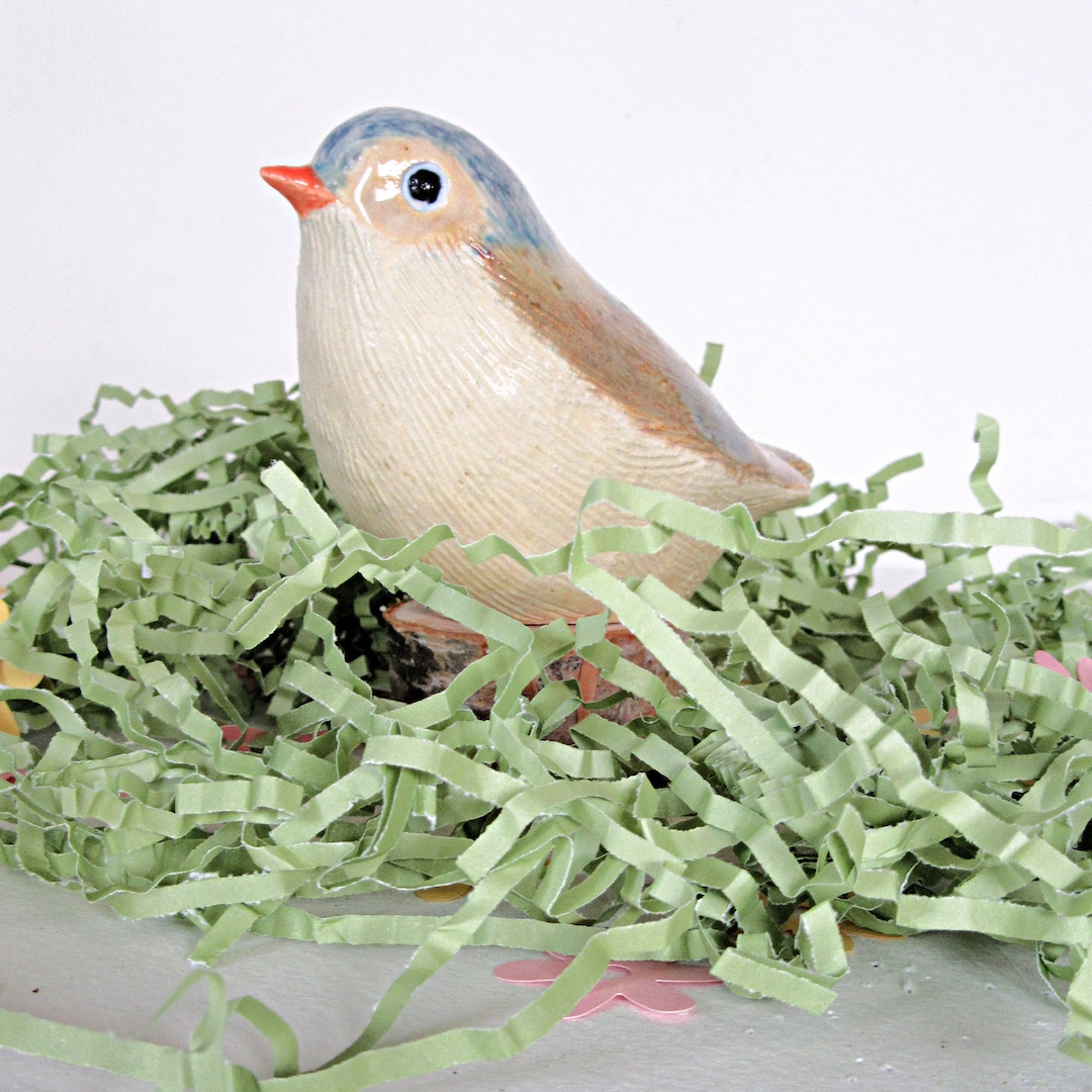 Ceramic Bird Figurine - Etsy