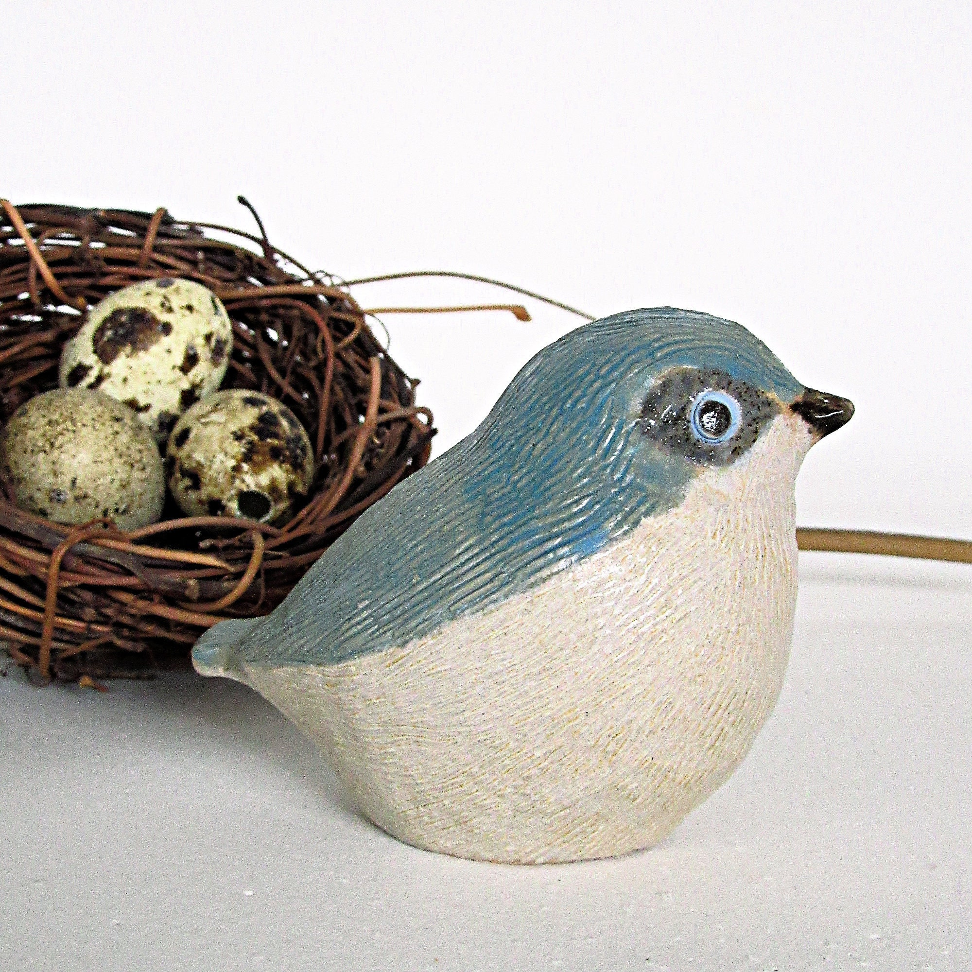 Clay Bird - Etsy