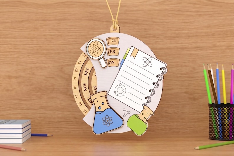 3D Laser Cut Kids Perpetual Calendar Bundle - Etsy