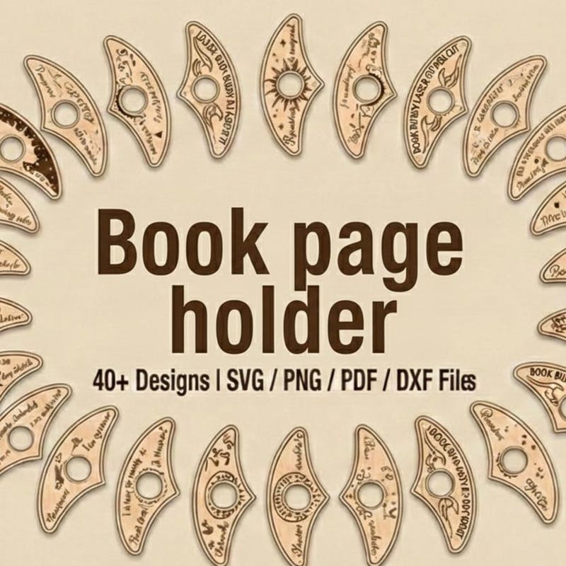Book Page Holder - Etsy