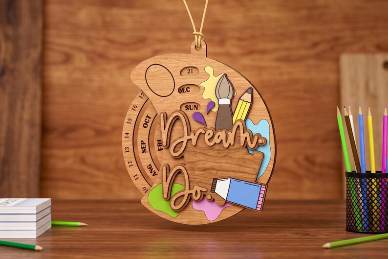 3D Laser Cut Kids Perpetual Calendar Bundle - Etsy