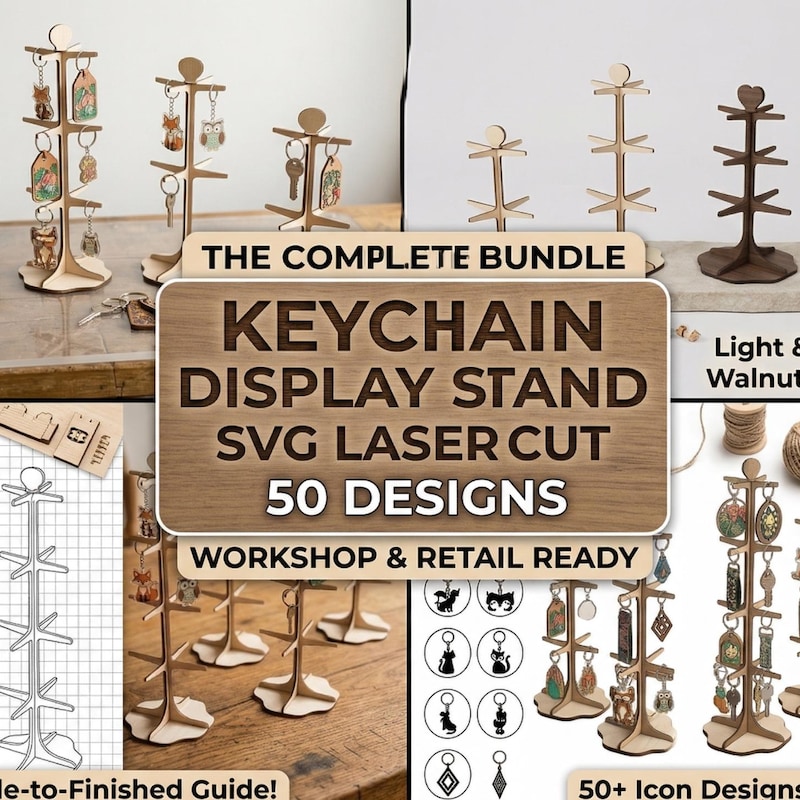 Keychain Display Stand - Etsy