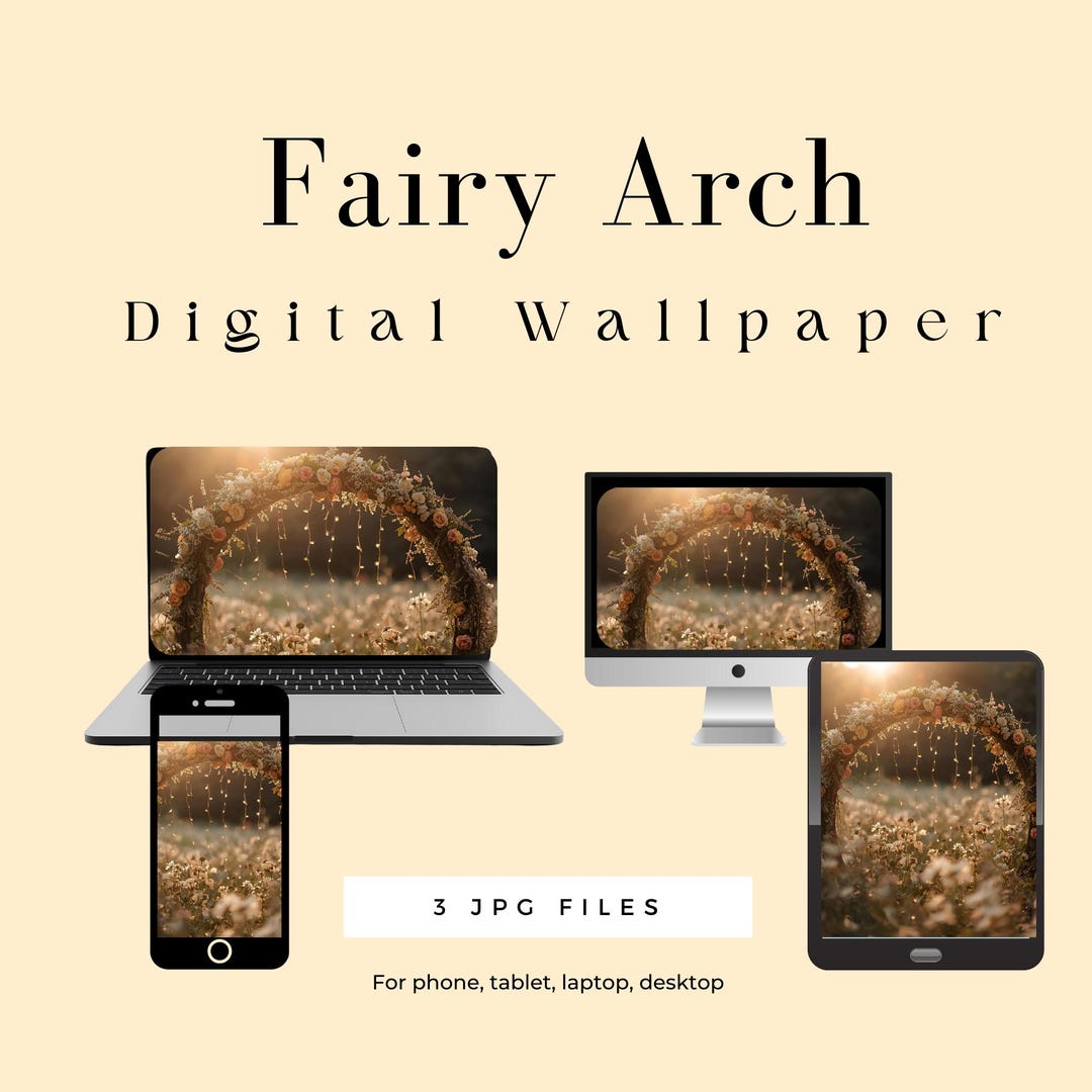 Fairy Arch Digital Wallpaper: Phone, Ipad, Iphone, Desktop, Tablet ...