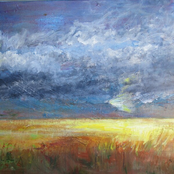 Prairie Painting - Etsy Canada