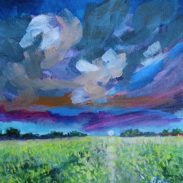 Prairie Painting - Etsy Canada