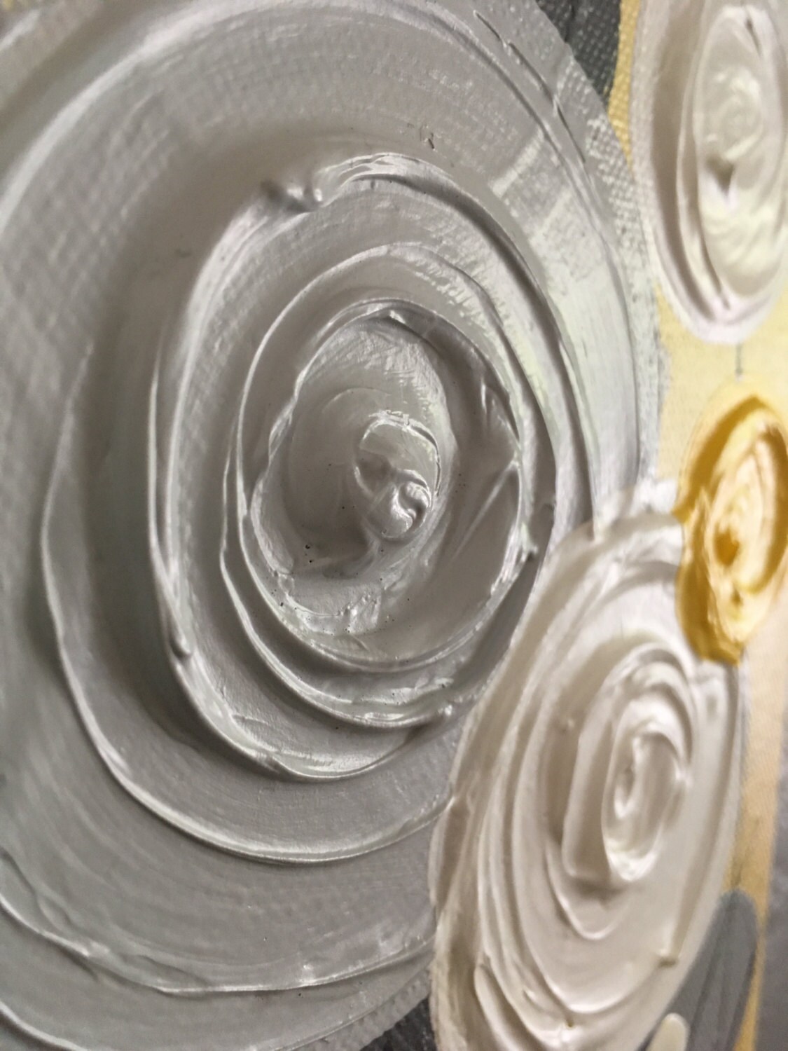 Yellow and Gray Textured Tree Art Diptych Set of Two Custom - Etsy Israel