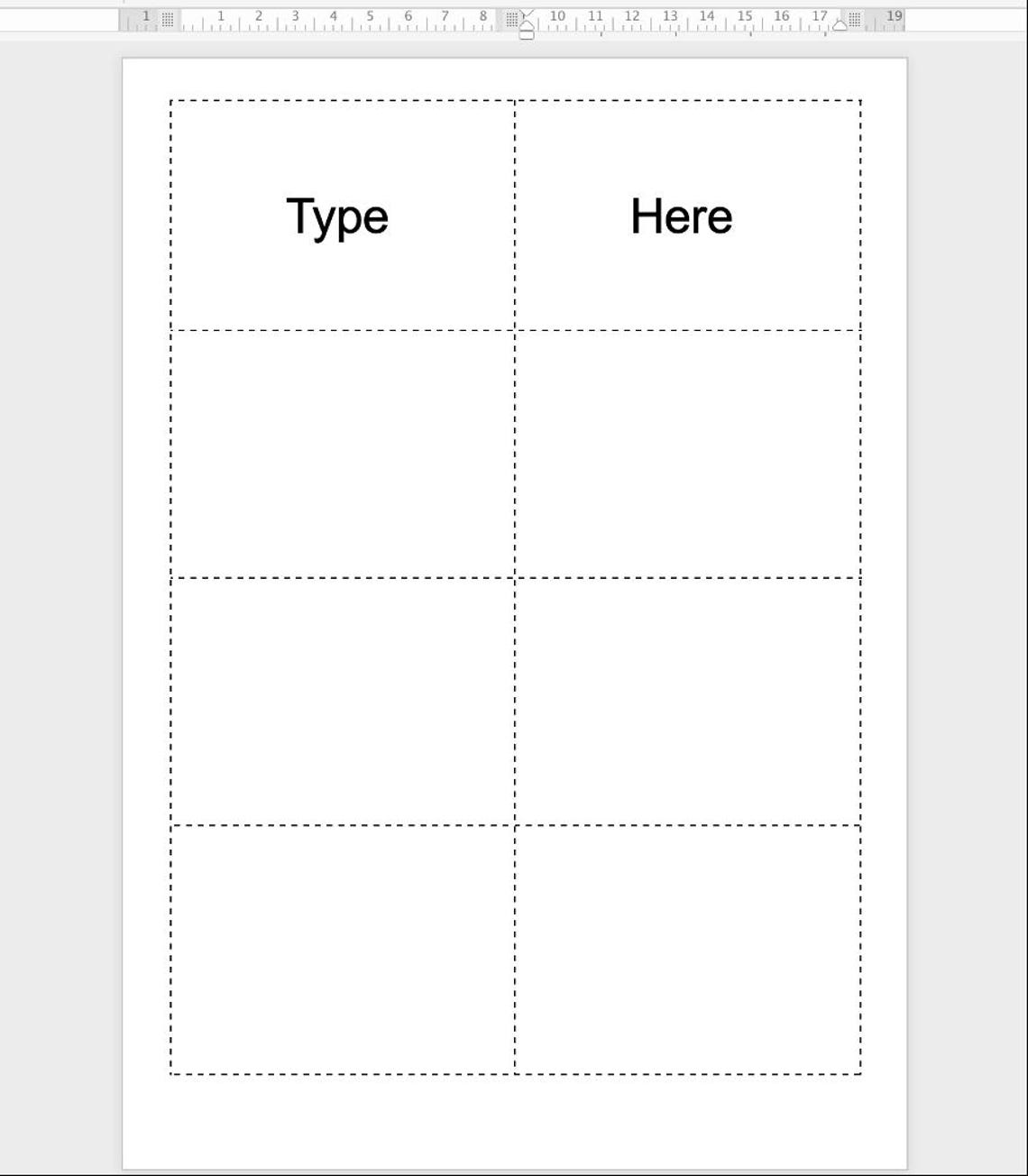 Blank Flashcards, Flash Cards, Palmcards, Palm Cards, Printable, Study ...