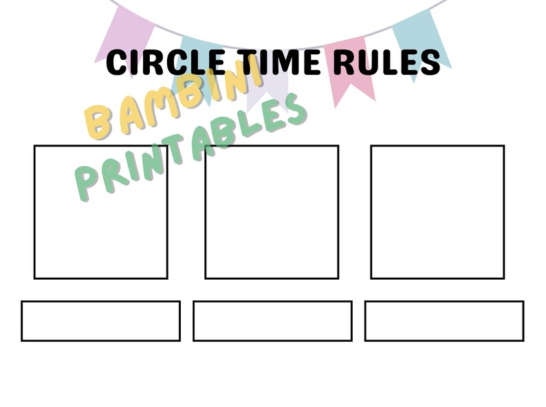 Toddler Visual Supports | First-then Board, Wait Card, Circle Time ...