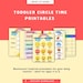 Circle Time Preschool Printables | Toddler Visual Schedule, Calendar ...