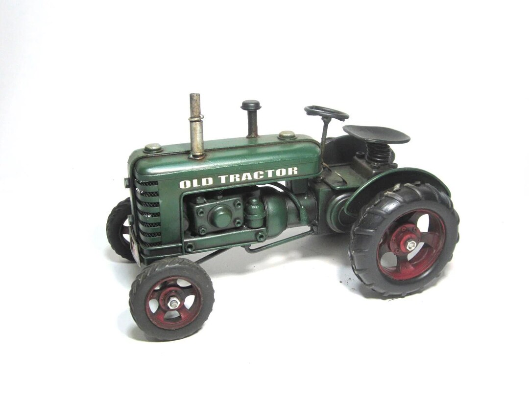 Handmade Vintage Green Metal Tractor Rustic Farmhouse Decor - Etsy