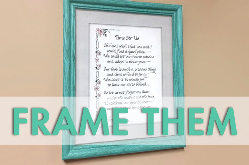 A Treasure Trove of Calligraphy Poems for Every Occasion - Book - Etsy