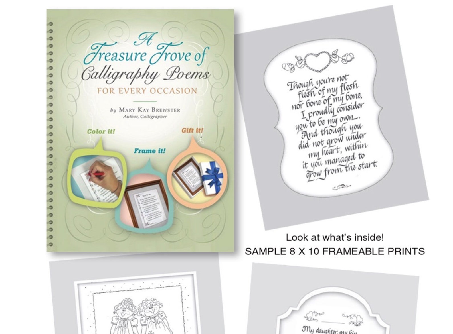 A Treasure Trove of Calligraphy Poems for Every Occasion - Book - Etsy