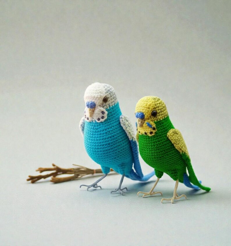 Parrot Crochet Pattern PDF Cute Bird Amigurumi Toy Handmade Decor ...