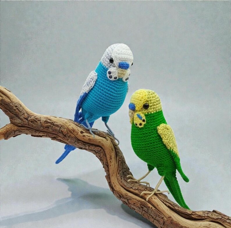 Parrot Crochet Pattern PDF Cute Bird Amigurumi Toy Handmade Decor ...