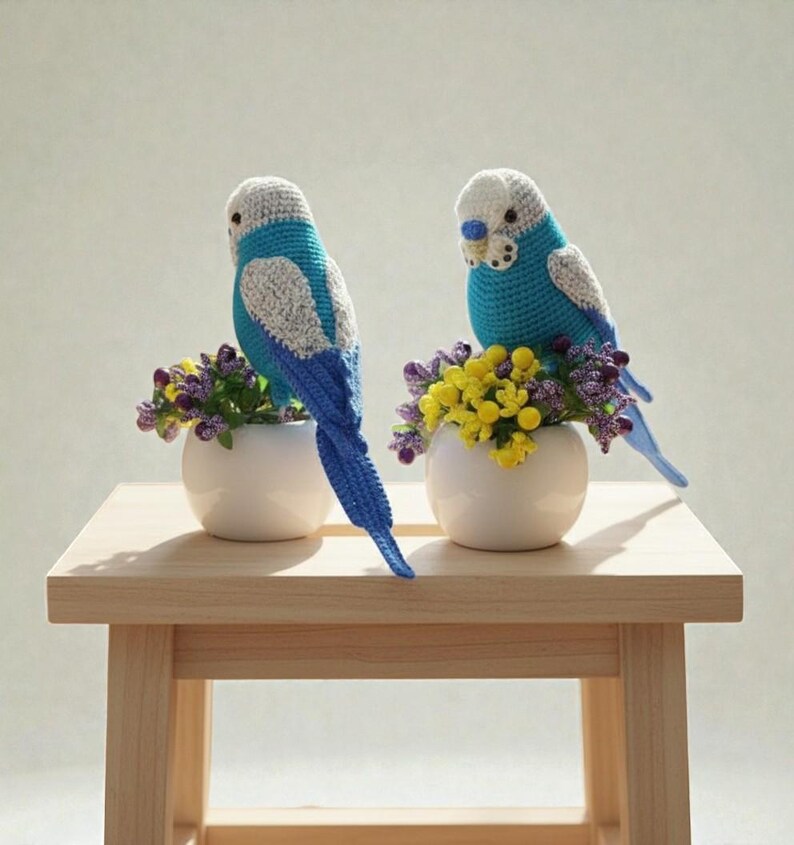 Parrot Crochet Pattern PDF Cute Bird Amigurumi Toy Handmade Decor ...