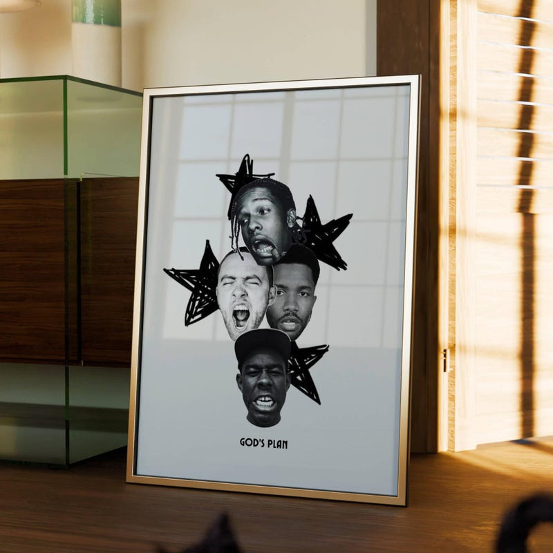 Rappers Black and White Posters - Etsy