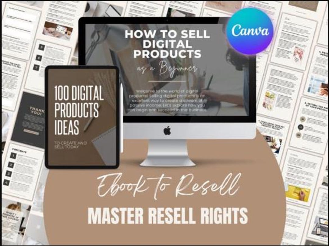 How to Create and Sell Digital Products Guide With Master Resell Rights ...