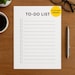 Printable To-do List Black-white A4 US Letter,minimal Planner Page, PDF ...