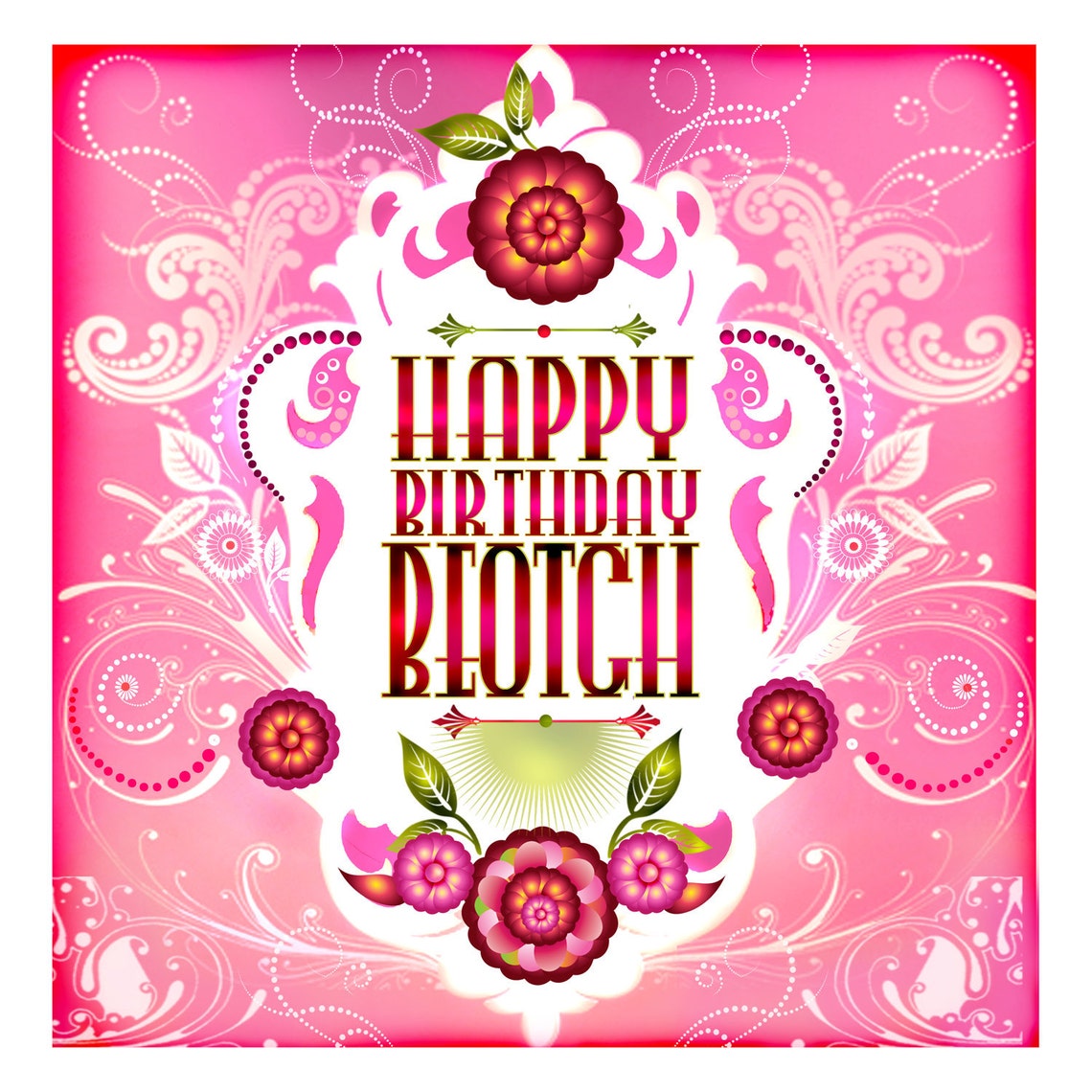 Happy Birthday Beotch - Etsy