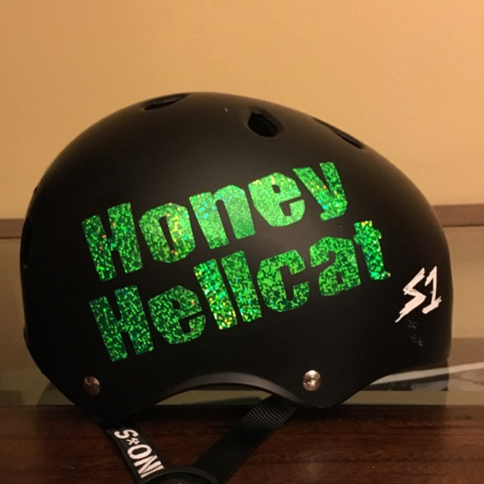 Name Only Custom Roller Derby Vinyl Sport Helmet Decal - Etsy