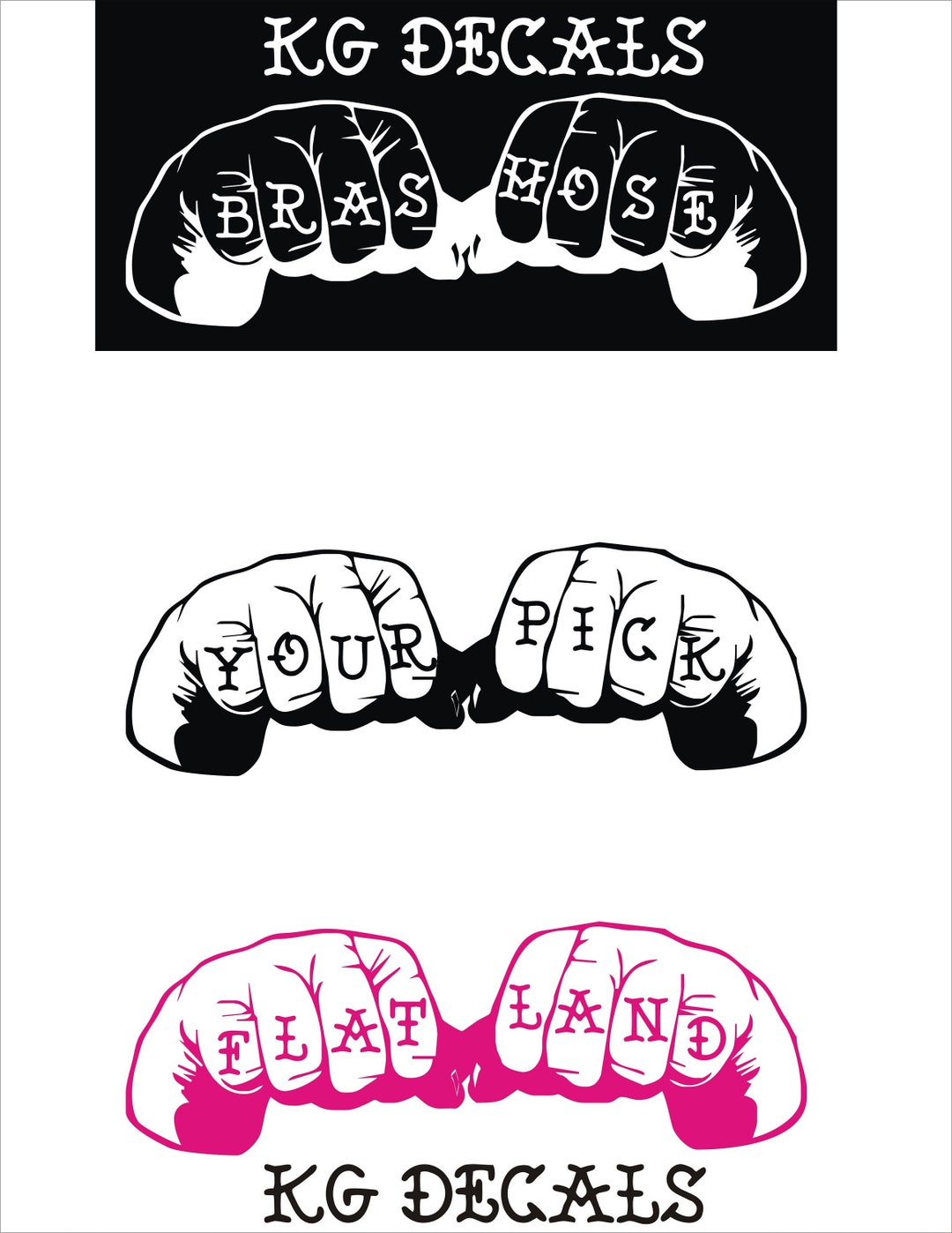 Personalized Hand Tattoo Helmet Decal Let Your Fists Do the Talking ...