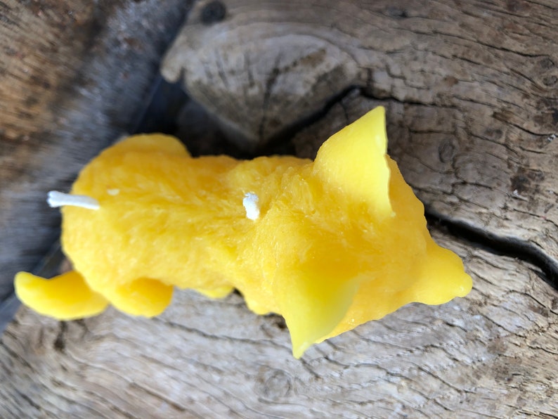 Fox Shaped Beeswax Candle - Etsy